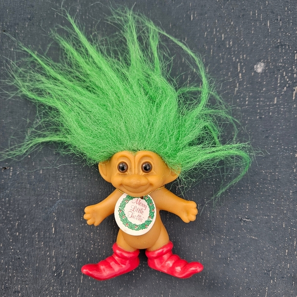 Russ | Toys | Vintage Merry Little Trolls Russ 3 Christmas Elf Troll ...